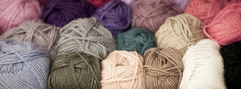 Colorful Different Wool Thread Balls Stock Image - Image of background ...
