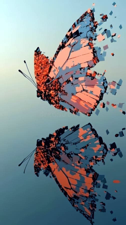 Colorful Digital Butterfly Emerges from Tablet As Augmented Reality ...
