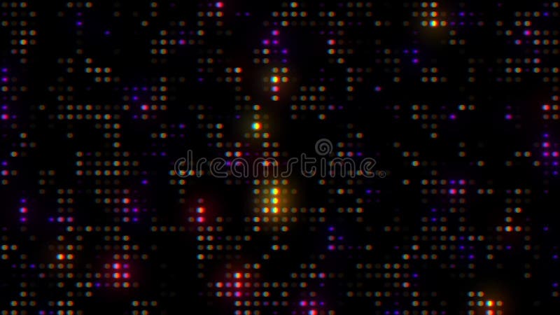 Colorful Digital Glitch Animation Loop Stock Video - Video of movement ...