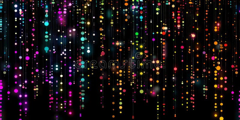Colorful Digital Light Streams in an Abstract Background Create Vibrant ...