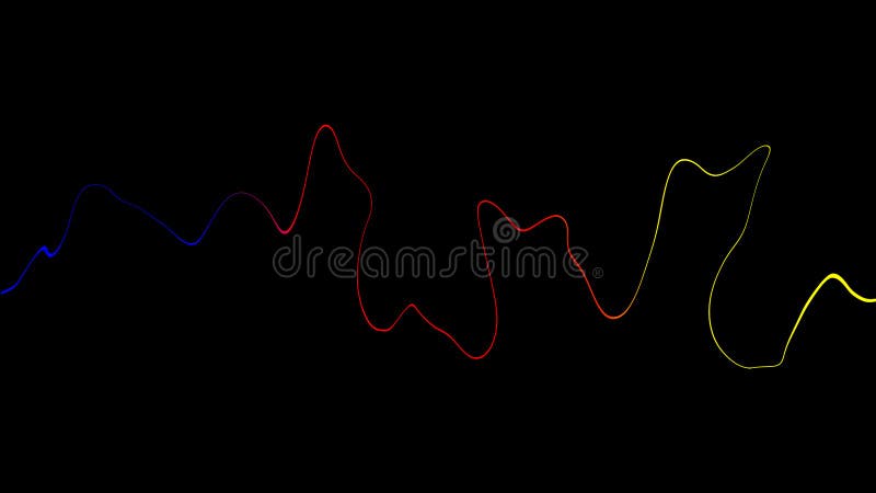 Colorful Digital Line . Speaking Sound Wave Lines Stock Illustration ...