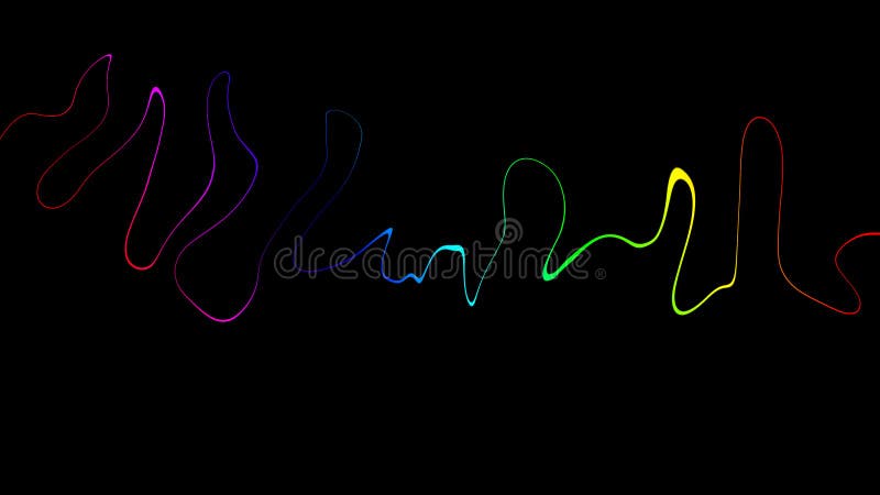 Colorful Digital Line . Speaking Sound Wave Lines Stock Illustration ...
