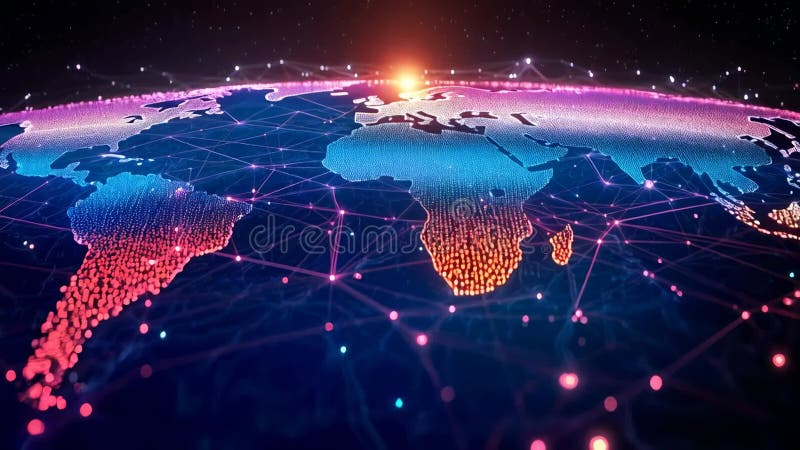 Global Technology Network Design Stock Footage - Video of ideas ...