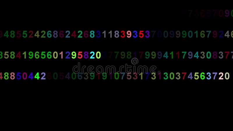 Digital Numbers Pattern Motion Graphics with Green Screen Background ... Digital Numbers Pattern Motion Graphics with Green Screen Background ...