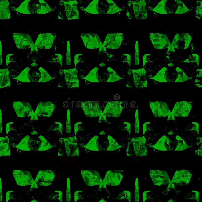 Colorful Digital Pattern Work, Abstract Wall Surface Effect and Mixed ...