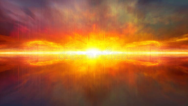 A Colorful Digital Rendering of a Soundwave in a Vibrant Backdrop Stock ...