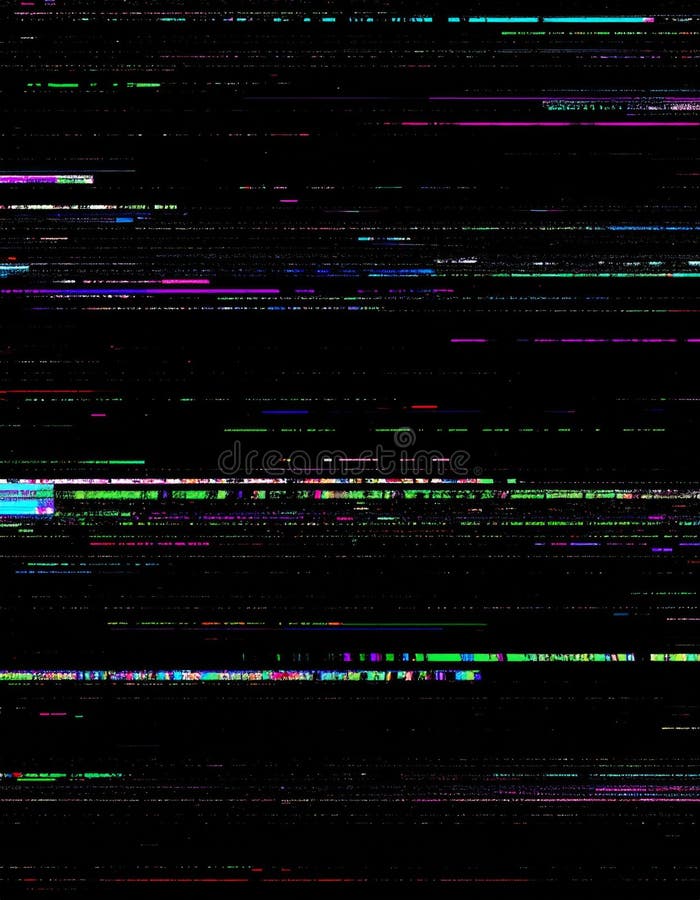 Colorful Digital Static Noise Glitch Texture Stock Illustrations ...