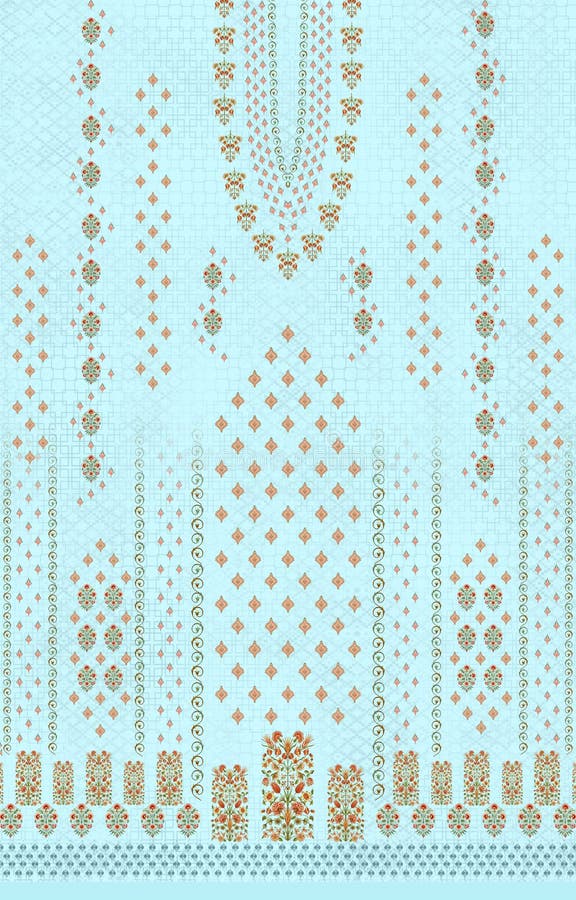 Colorful Digital Textile Ready To Print Design for Digital Fabric ...