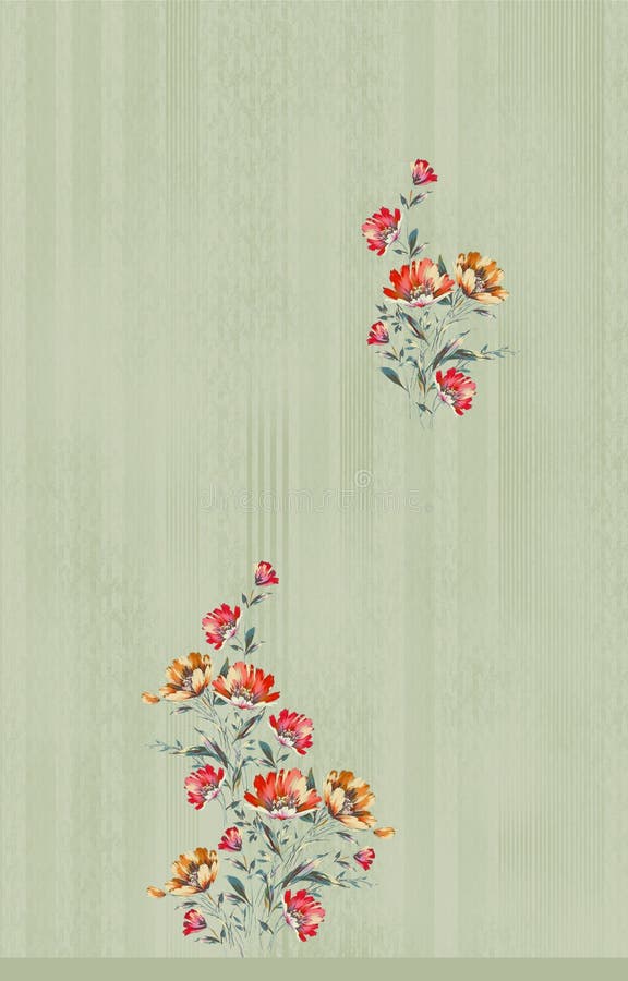 Colorful Digital Textile, Ready To Print Design for Digital Fabric ...