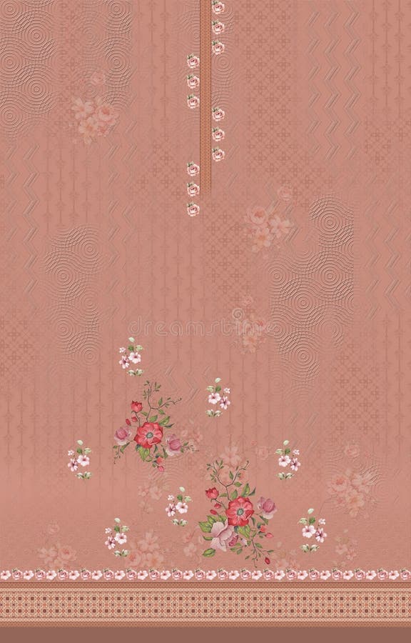 Colorful Digital Textile, Ready To Print Design for Digital Fabric ...