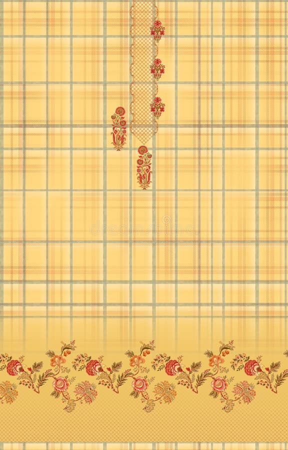 Colorful Digital Textile Ready To Print Design for Digital Fabric ...