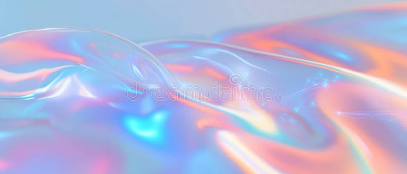 Digital Waves Create an Abstract Background with a Central Clarity Area ...