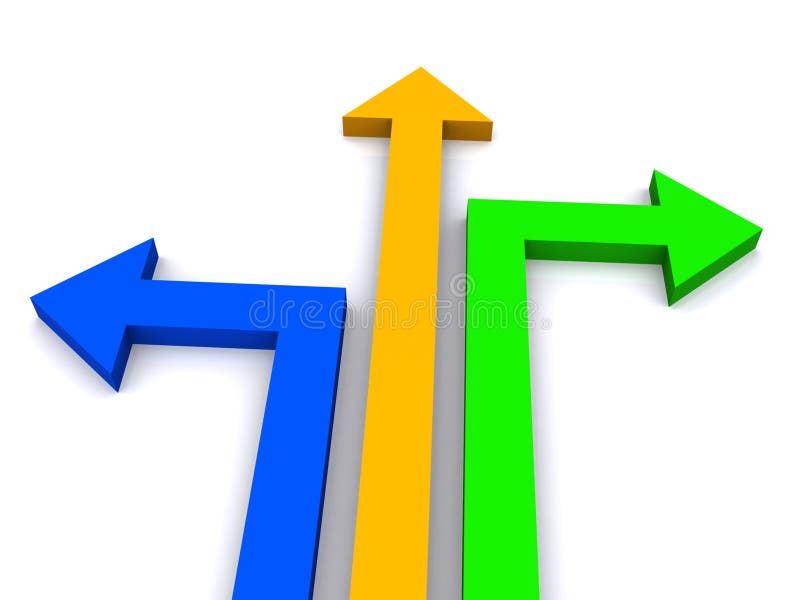 Colorful Directions stock illustration. Illustration of green - 14437912