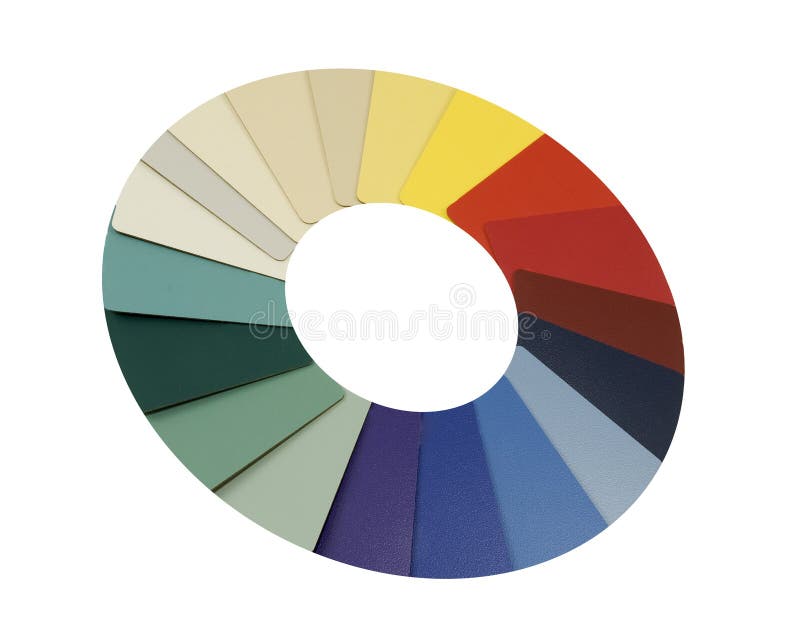 Colorful Disc with Laminated Material Sample Stock Image - Image of ...