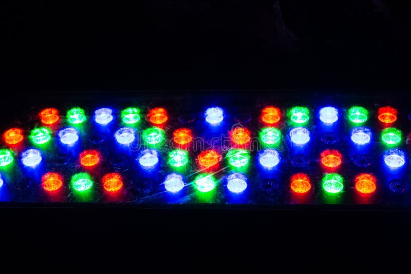 Colorful Disco Lights with Copy Space Stock Image - Image of green ...