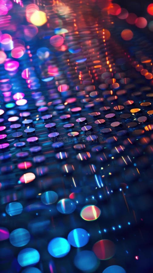 Colorful Disco Party. Vibrant Disco Lights Background Concept Stock ...