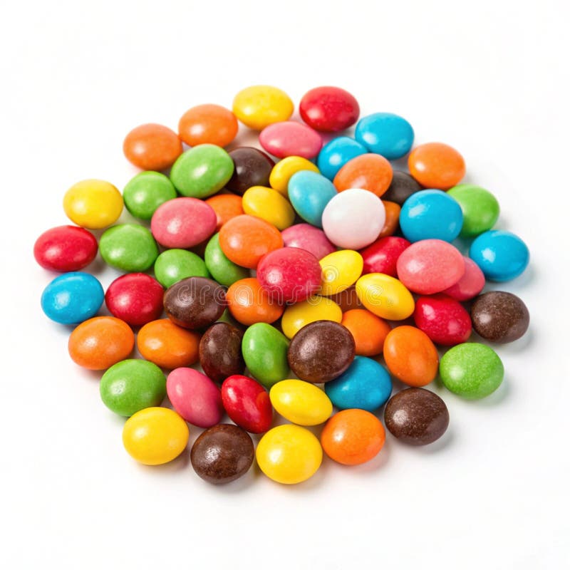 Colorful Display of Candy with Transparent Background Stock ...