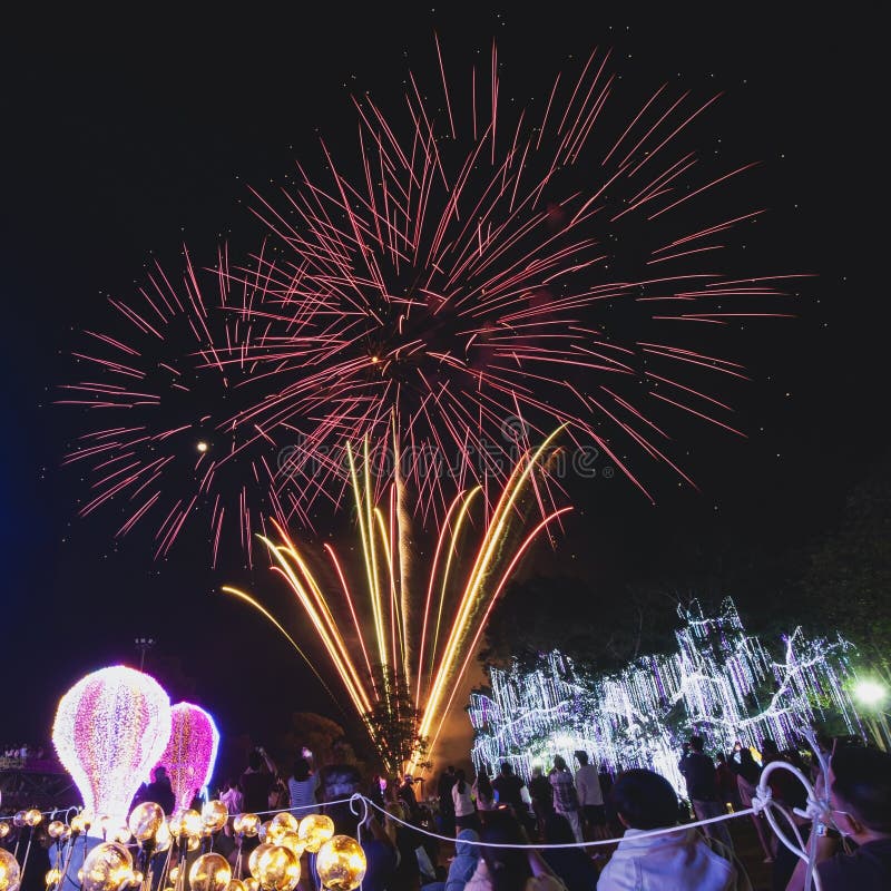 The Colorful Display of Fireworks Celebrates the Fun and Happiness of ...
