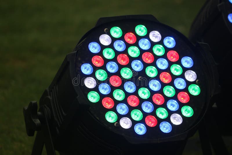 Colorful Display of Light with Round Spots Stock Image - Image of ...