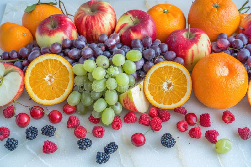 A Colorful Display of Various Fruits on a Table, Perfect for ...