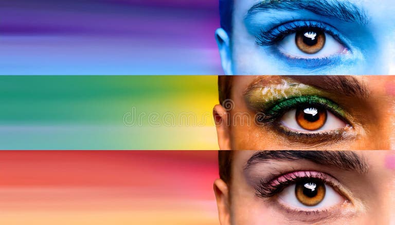 Colorful Diversity of Human Eyes Reflecting Multicultural ...
