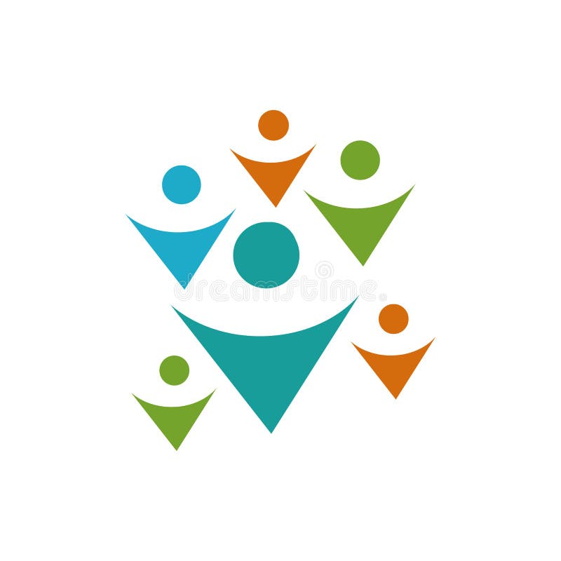 Colorful Diversity Unity Togheter People Community Logo Design Vector ...