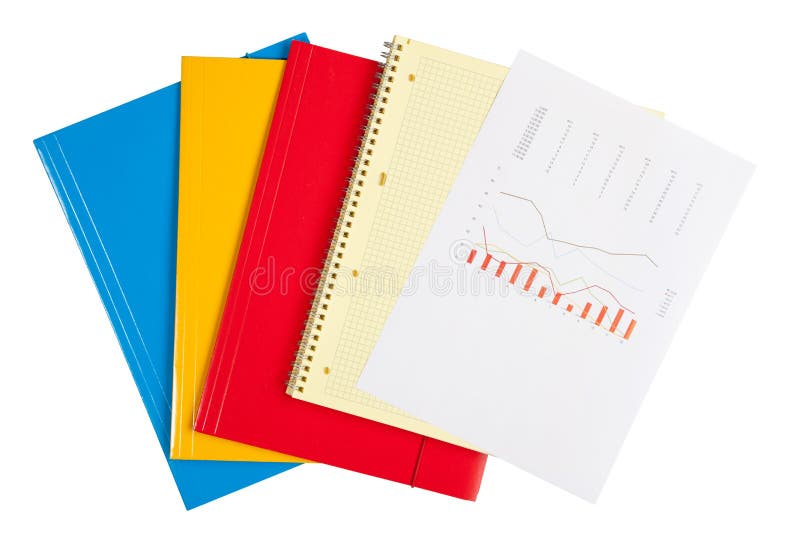 Colorful document files stock image. Image of organization - 186249095