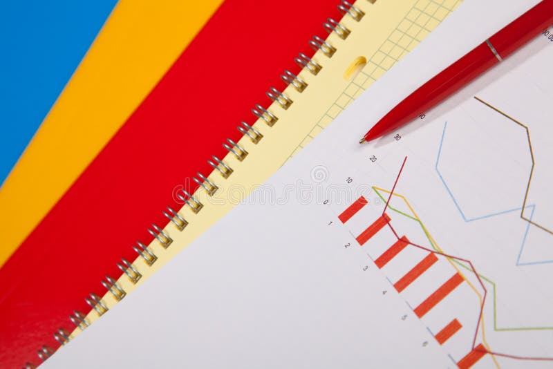 Colorful document files stock image. Image of organization - 186249095