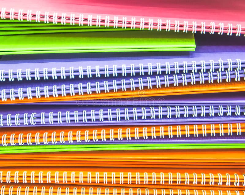 Colorful Documents File for Office Stock Image - Image of accessories ...