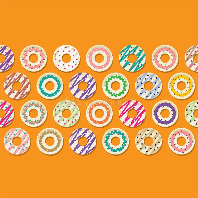 Border Design Strawberry Donut Stock Illustrations – 153 Border Design ...