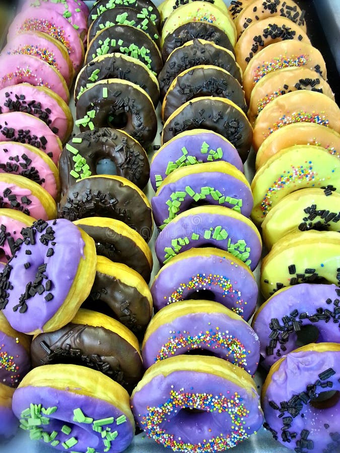 Colorful donuts stock photo. Image of snacks, nice, diet - 45402176