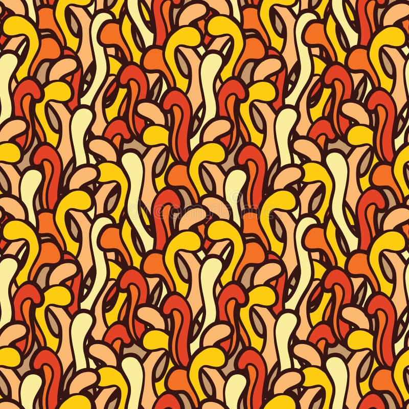 Colorful doodle pattern stock vector. Illustration of doodle - 39785941