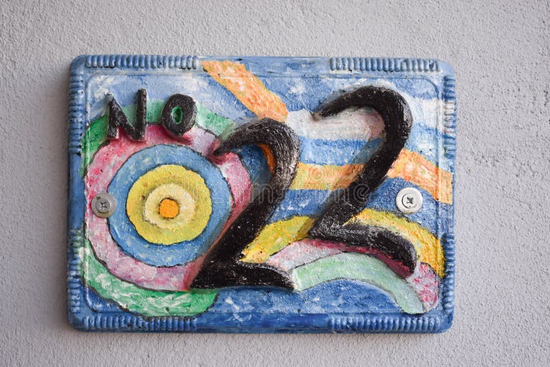 Graffiti Number Line Stencil Stock Image - Image of stencil, numbver ...