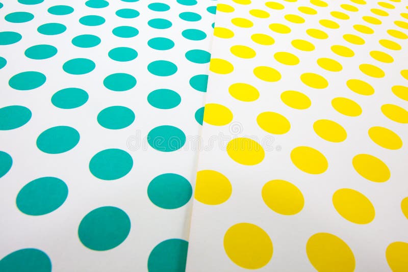 Colorful dot craft paper stock photo. Image of polkadot - 52673790