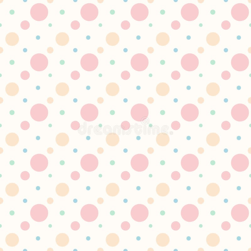 Colorful Dot Seamless Pattern Design Stock Illustration - Illustration ...