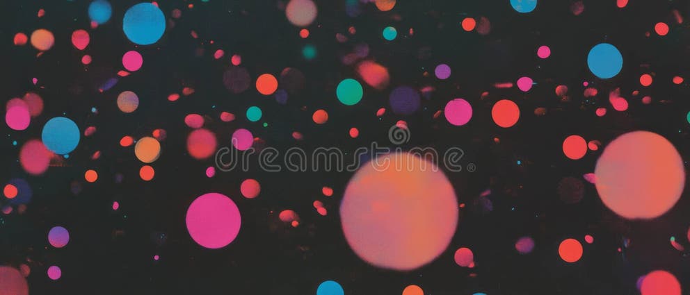 Colorful Dot Texture Overlay Creating a Vibrant Background with a Dark ...