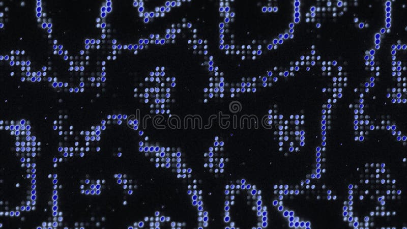 Colorful Dots Create Captivating Patterns that Shift Stock Video ...