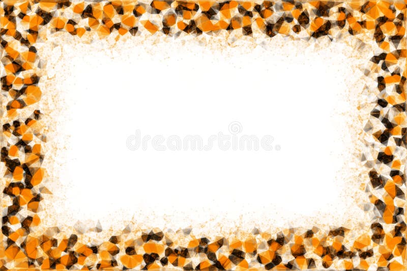 Colorful Dots of Picture Frame with Copy Space. Stock Illustration ...