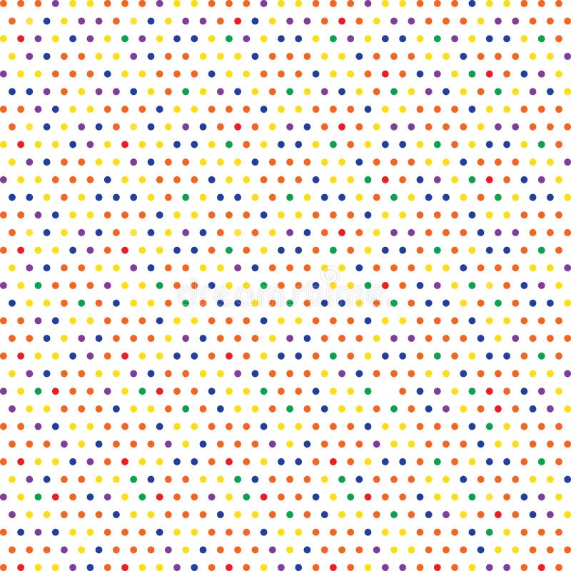 Abstract Colorful Polka Dot Fabric Vector Background Pattern Stock ...
