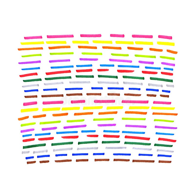 Colorful Dotted Line Pattern Stock Illustration - Illustration of felt ...