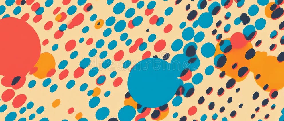 Colorful Dotted Pattern Background with Playful Design for Creative ...
