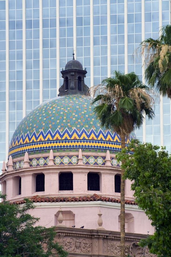 Colorful Downtown Tuscon stock photo. Image of history - 3062768