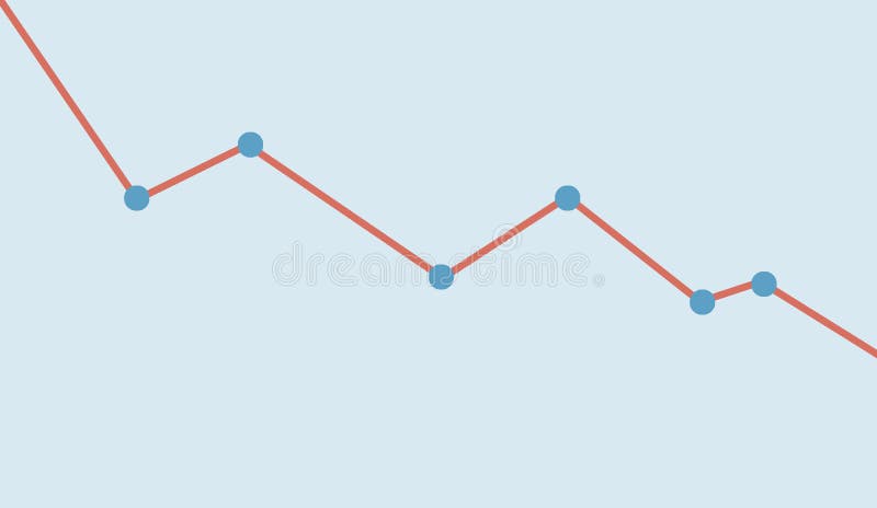 Graph decrease stock image. Image of crash, graph, coins - 23046723