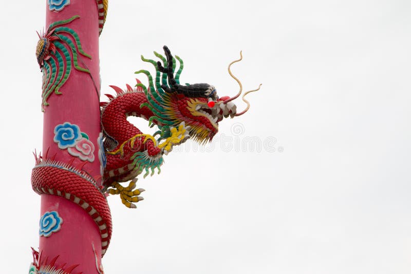 Dragon column stock photo. Image of asia, archeological - 6659080