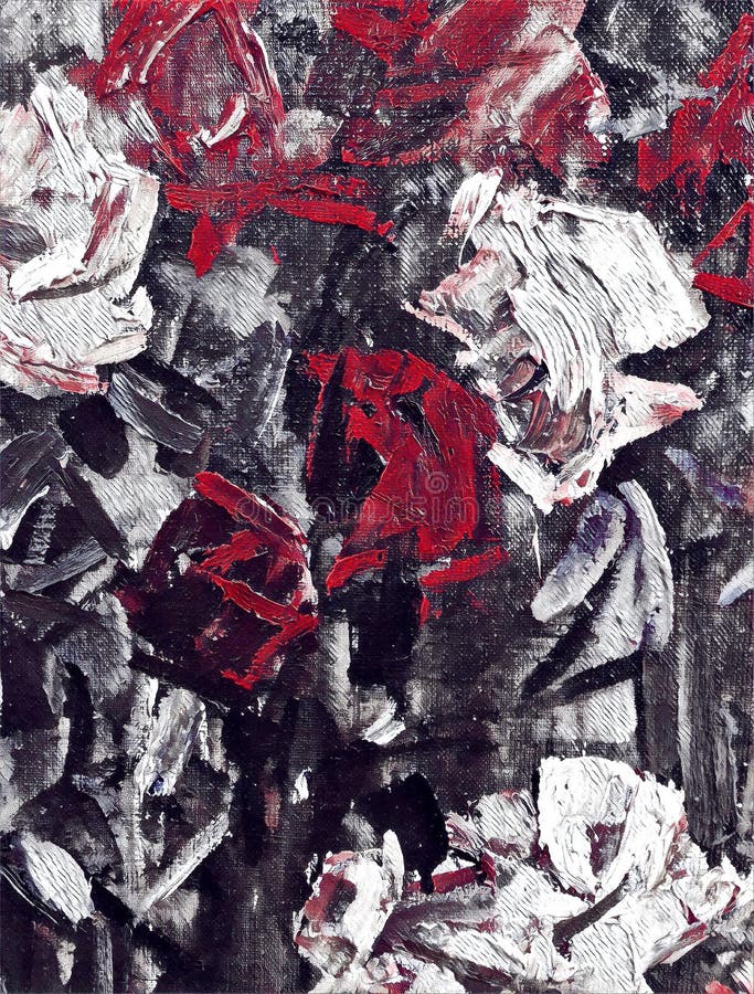 Gothic Roses Floral Grunge Vector Illustration Stock Vector ...