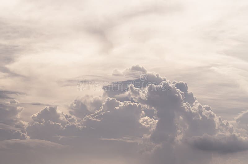 Colorful Dramatic Sky with Cloud at Sunset Stock Photo - Image of ...