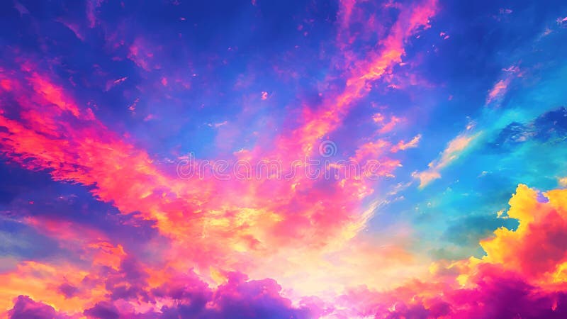 Colorful Dramatic Sky with Cloud at Sunset,Images for Colorful Dramatic ...