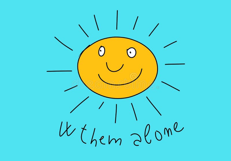 An animated sun stock illustration. Illustration of special - 122981340