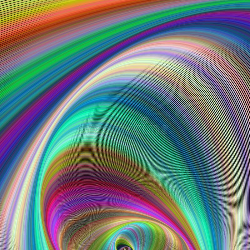 Colorful Dream - Abstract Computer Generated Art Stock Vector ...