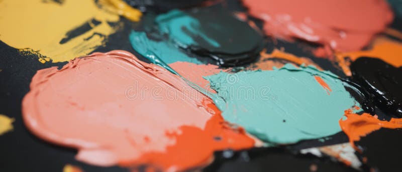 Dried Ink Texture with a Matte Finish and Varied Colors Showcased on a ...
